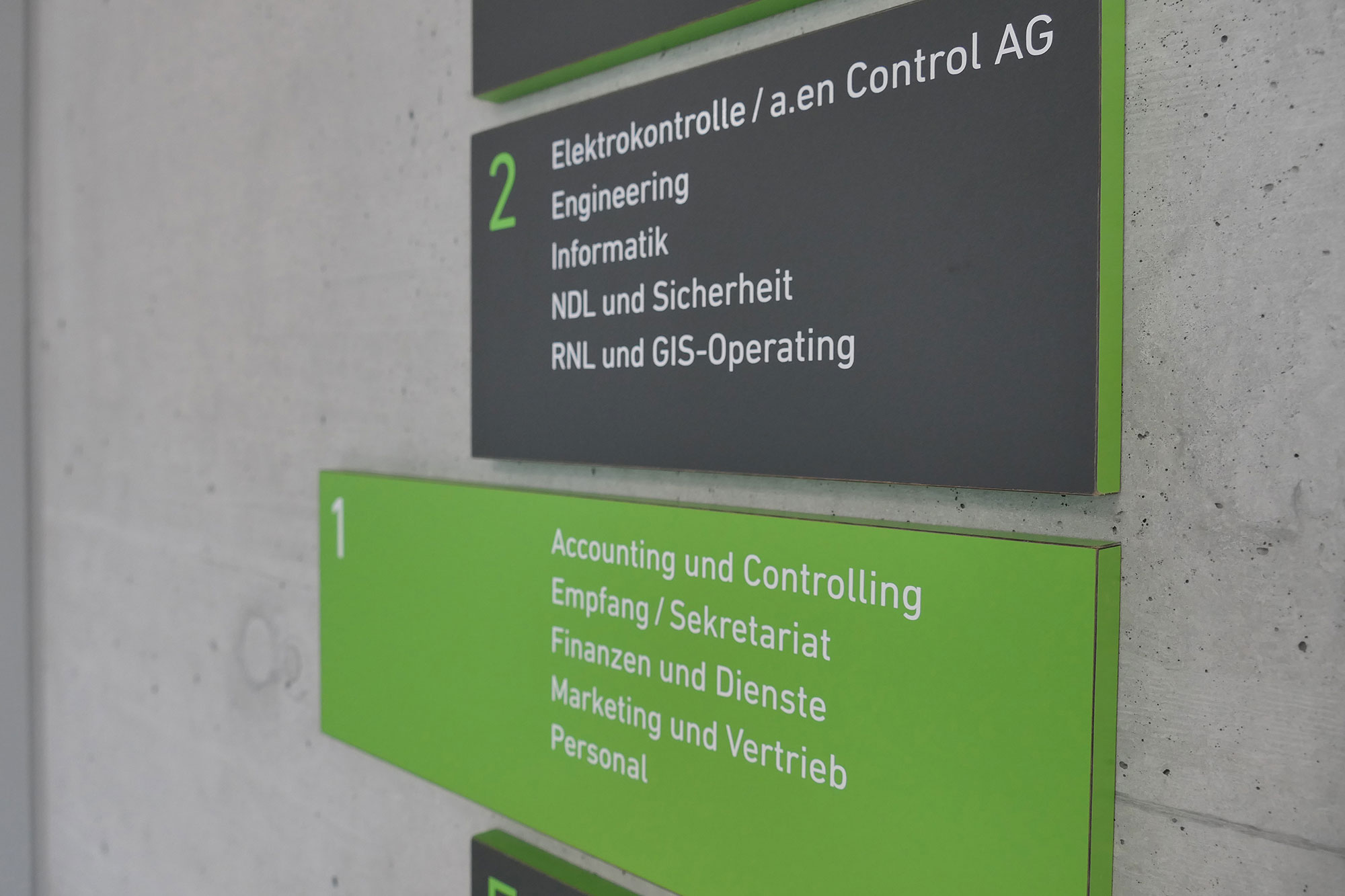 Signaletik — Spektrum – Studio für Werbetechnik